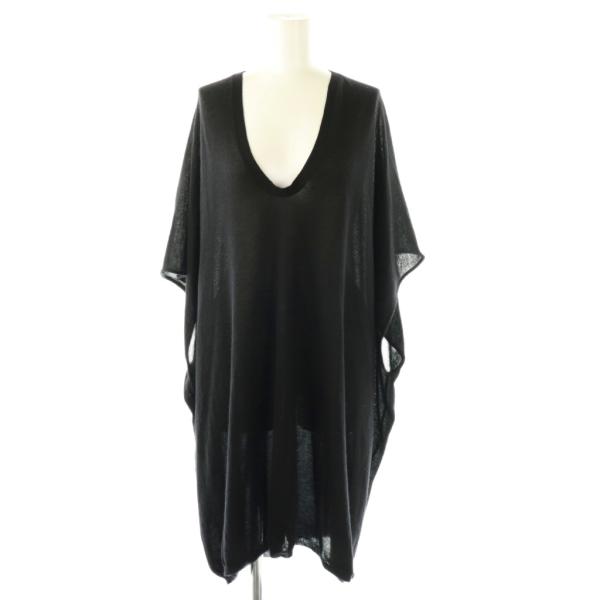 トーマスマイヤー TOMAS MAIER ニット チュニック カシミヤ 38 ブラック /ES ■GY57 レディース【ブランド】トーマスマイヤー TOMAS MAIER【表記サイズ】38【実寸サイズ】身幅：80cm　着丈：87cm　ゆき丈...