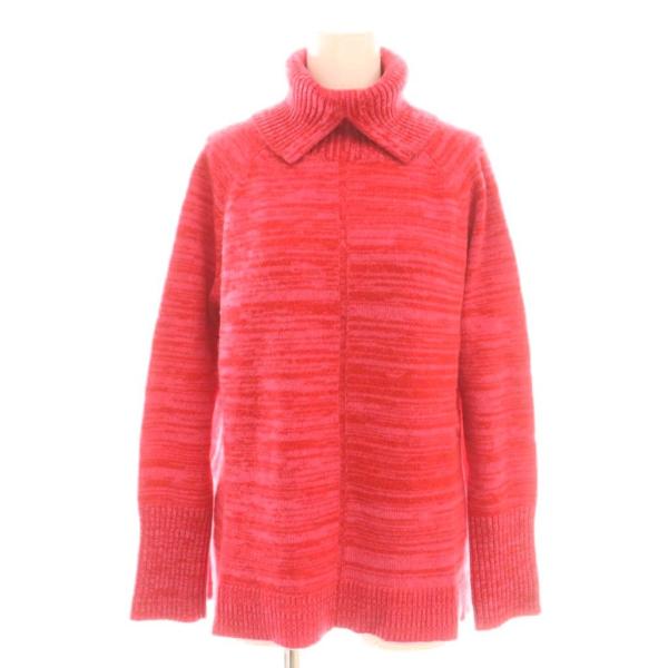 マリアコルネホ MARIA CORNEJO ニット セーター タートルネック XS レッド ピンク /DF ■GY57 レディース【表記サイズ】XS【実寸サイズ】身幅：48cm　着丈：59cm　ゆき丈：71.5cm　　【素材】カシミヤ、羊毛...