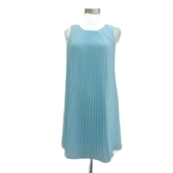 ビーシービージェネレーション BCBGENERATION チュニック ノースリーブ プリーツ XS ライトブルー 水色 /HO13 ■GY58 レディース【表記サイズ】XS【実寸サイズ】肩幅：28.5cm　身幅：36cm　袖丈：ーcm　総丈...
