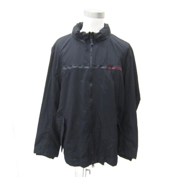 トミー TOMMY ジーンズ JEANS ブルゾンジャケット ジャンパー ミドル丈 フード付き 2WAY XXL 黒 ブラック /SY46 ■GY61 メンズ【ブランド】トミー TOMMY【表記サイズ】XXL【実寸サイズ】肩幅：57cm　身...