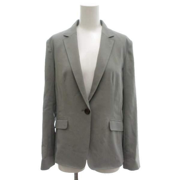 アンタイトル UNTITLED 美品 ジャケット テーラードカラ ーショールカラー 2 グレー シングルブレスト 長袖 /KR ■GY58 レディース【ブランド】アンタイトル UNTITLED【表記サイズ】2【実寸サイズ】肩幅：40cm　身...
