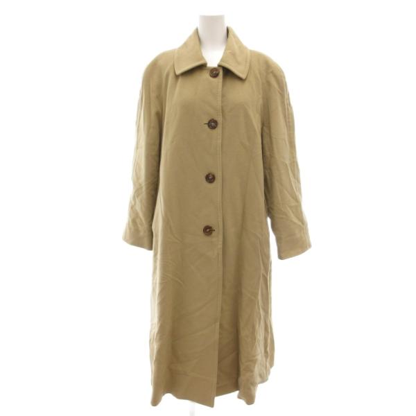 ARABEL バルマカーンコート ステンカラー カシミヤ イタリア製 40 ベージュ /UO ■GY58 レディース【表記サイズ】40【実寸サイズ】身幅：57cm　着丈：109cm　ゆき丈：74cm　　【素材】表地 カシミヤ　裏地 レーヨン...