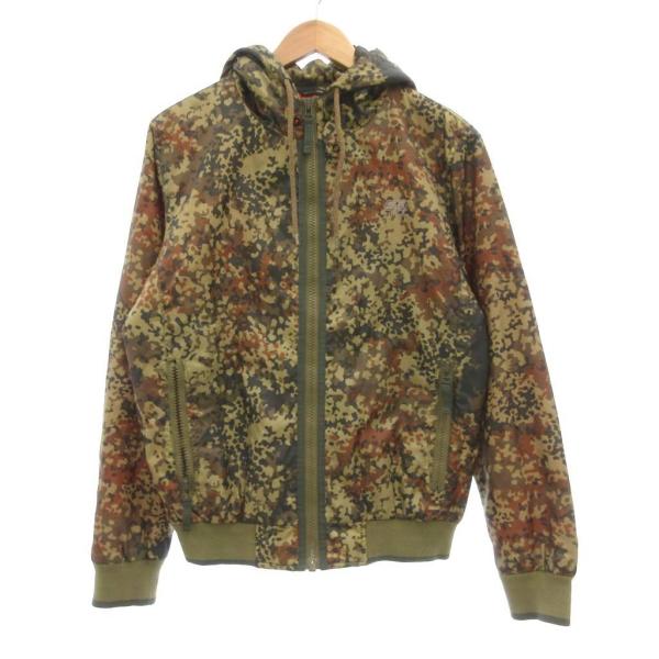 フィフティーファイブディーエスエル 55DSL ディーゼル フーデッドジャケット ブルゾン カーキ色 迷彩柄 カモフラージュ柄 /UO ■GY61【ブランド】フィフティーファイブディーエスエル 55DSL【表記サイズ】サイズ表記なし(実寸サ...