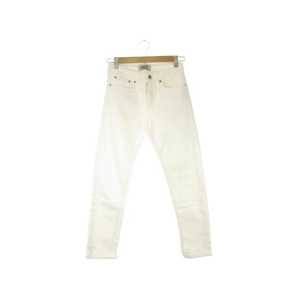 ネイキッド アンド フェイマス デニム Naked &amp; Famous Denim ジーンズ 25 白 ホワイト 無地 スキニーフィット 5ポケット /CK30 ■GY58【表記サイズ】25【実寸サイズ】ウエスト：68cm　もも幅：2...