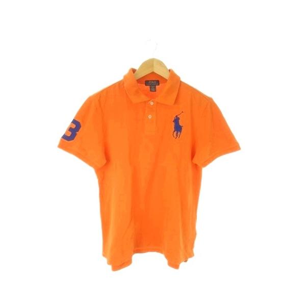 ポロ ラルフローレン POLO RALPH LAUREN 半袖ポロシャツ XL(18-20) オレンジ ビッグポニー ロゴ刺繍 /AO5 ■GY60 キッズ【ブランド】ポロ ラルフローレン POLO RALPH LAUREN【表記サイズ】X...