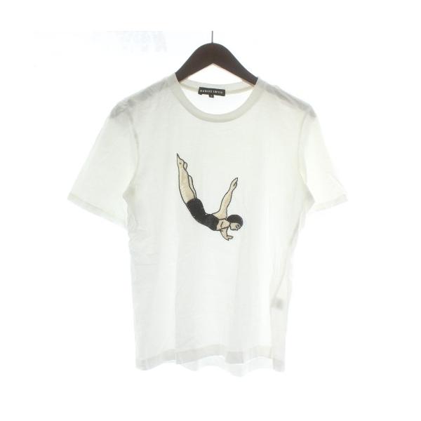 マーカスルプファー MARKUS LUPFER Tシャツ カットソー 半袖 クルーネック スパンコール ビーズ S 白 ホワイト /XZ ■GY57 メンズ【ブランド】マーカスルプファー MARKUS LUPFER【表記サイズ】S【実寸サイ...