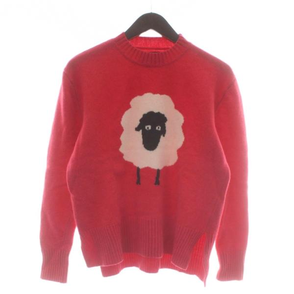 マーカスルプファー MARKUS LUPFER ニット セーター 長袖 ウール 羊 S 赤 レッド /XZ ■GY57 レディース【ブランド】マーカスルプファー MARKUS LUPFER【表記サイズ】S【実寸サイズ】肩幅：40.5cm　身...