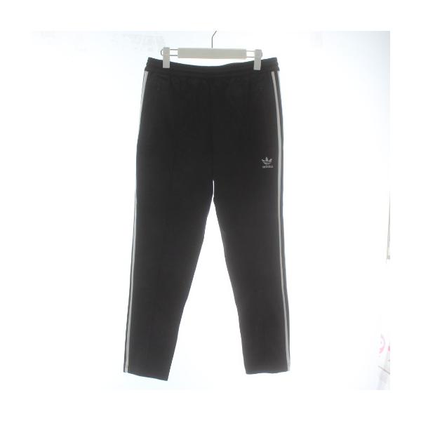 アディダス adidas BECKENBAUER TRACK PANTS トラックパンツ イージー スリーストライプス ロゴ 刺繍 L 黒 ブラック【ブランド】アディダス adidas【表記サイズ】L【実寸サイズ】ウエスト：73〜cm　もも...