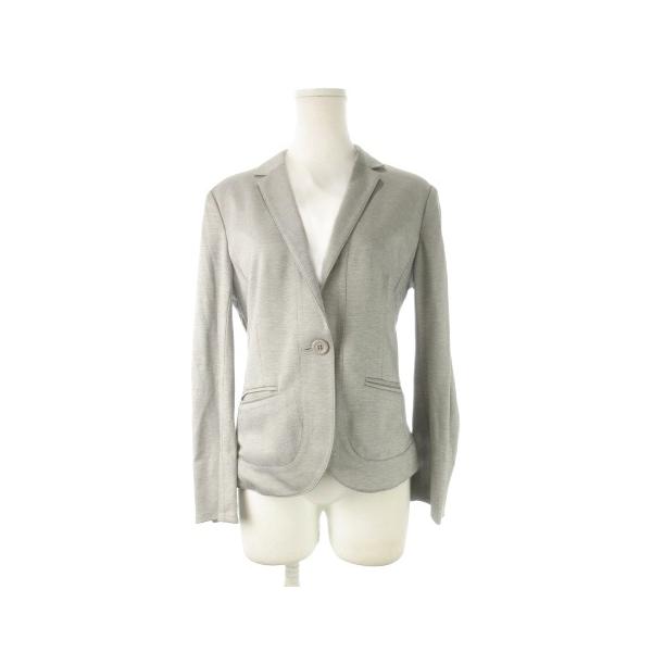 クミキョク 組曲 KUMIKYOKU ジャケット 3 グレー 長袖 テーラードカラー 無地 /CK12 ■GY60 レディース【ブランド】クミキョク 組曲 KUMIKYOKU【表記サイズ】3【実寸サイズ】肩幅：39cm　身幅：43cm　袖丈...