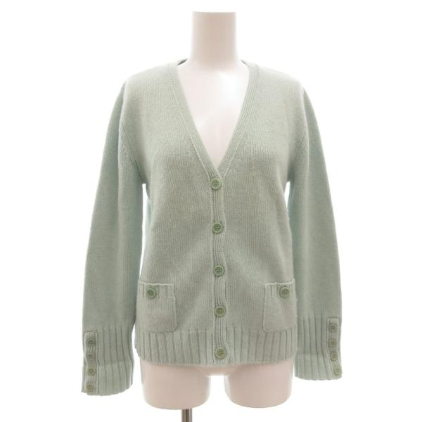 センス SENS カシミヤ カーディガン ニット 長袖 4 ミントグリーン /GV ■GY59 レディース【表記サイズ】M【実寸サイズ】肩幅：37cm　身幅：43cm　袖丈：54cm　着丈：57cm　　【素材】カシミヤ【色】ミントグリーン【...