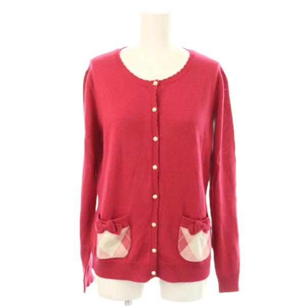 カーディガン ニット  半袖 ピンク L アンサンブル /LP ■GY58【ブランド】ギャラリービスコンティ GALLERY VISCONTI【表記サイズ】L【実寸サイズ】肩幅：36cm　身幅：45cm　着丈：55cm　袖丈：58cm　半袖...