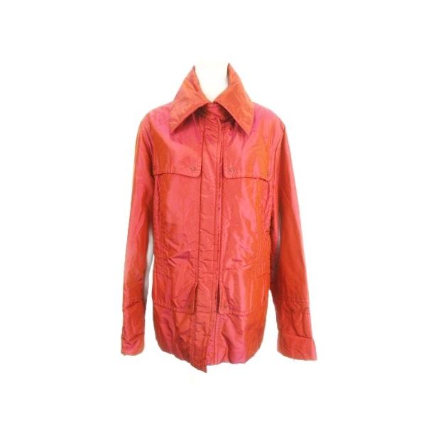 マルリス MARLY’S 1981 中綿ジャケット ロング ジップアップ 44 赤 レッド /MN7 ■GY58 レディース【表記サイズ】44【実寸サイズ】肩幅：45cm　身幅：53cm　袖丈：63cm　着丈：69cm　　【素材】シルク　　...