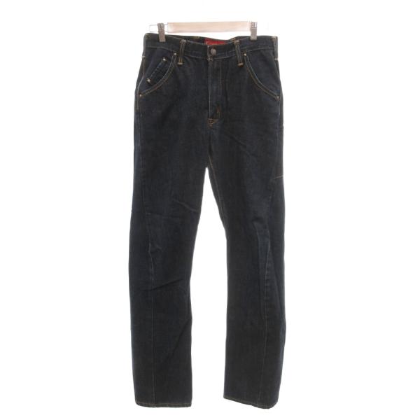 エドウィン EDWIN E-Function デニムパンツ ジーンズ 31×33 インディゴブルー ストレートレッグ /YJ ■GY59 メンズ【ブランド】エドウィン EDWIN【表記サイズ】31×33【実寸サイズ】ウエスト：76cm　もも...