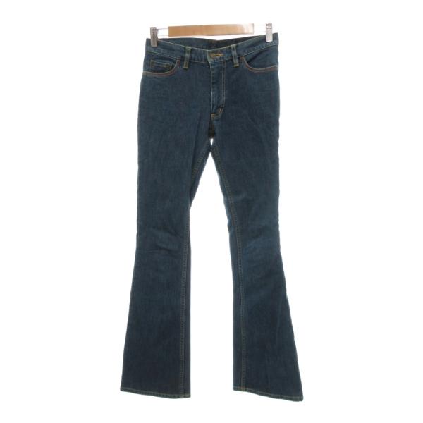 トッドオールドハム TODD OLDHAM 美品 デニムパンツ ジーンズ フレア 2 インディゴブルー /NL ■GY58 レディース【ブランド】トッドオールドハム TODD OLDHAM【表記サイズ】2【実寸サイズ】ウエスト：70cm　も...