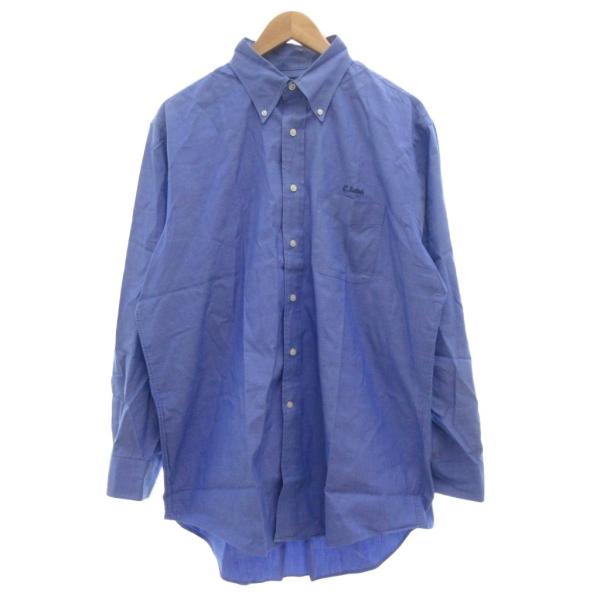 ランズエンド LANDS' END 長袖シャツ 16 1/2-33 青 ブルー ボタンダウンカラー 刺繍 長袖 /SX ■GY60 メンズ【ブランド】ランズエンド LANDS' END【表記サイズ】16 1/2-33【実寸サイズ】肩幅：50...