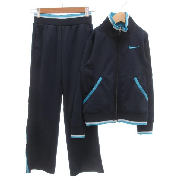 ナイキ NIKE ジャージ セットアップ トラックジャケット パンツ イージー サイドライン S 青 ブルー 白 ホワイト /GV ■GY60 キッズ【ブランド】ナイキ NIKE【表記サイズ】S【実寸サイズ】ジャケット 肩幅：32cm　ジャ...