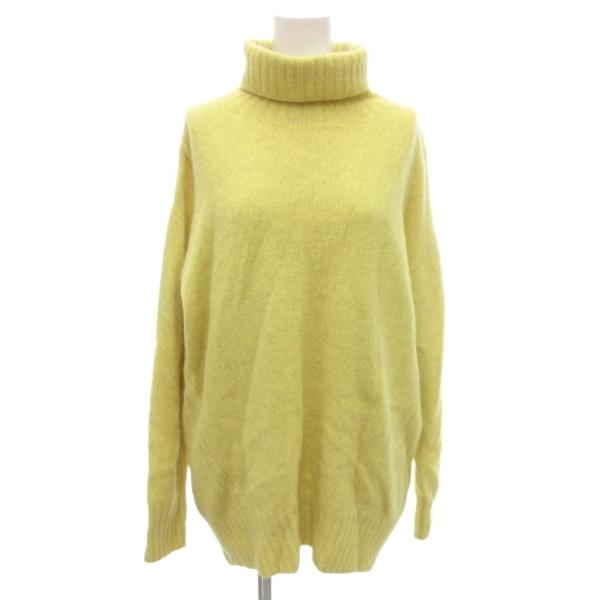 STYLE NOTE 美品 タートルネック ニット セーター ウール M 黄 イエロー タートルネック 長袖 /NL ■GY60 レディース【表記サイズ】M【実寸サイズ】肩幅：54cm　身幅：55cm　袖丈：52cm　着丈：62cm　　【素...
