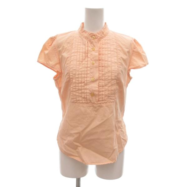 マックス&amp;コー MAX&amp;CO. 美品 ブラウス 42 ピンク スタンドカラー ピンタック フレンチスリーブ 半袖 /NL ■GY60 レディース【ブランド】マックス&amp;コー MAX&amp;CO.【表記サイズ】42【実...