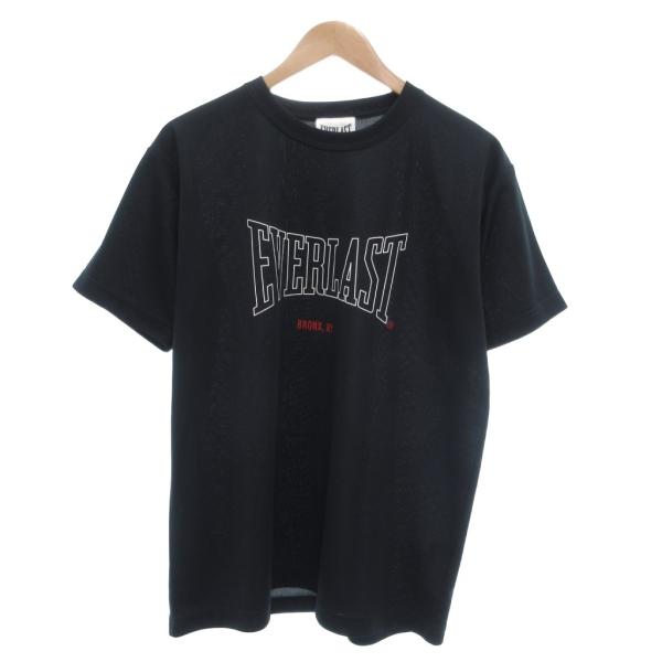 エバーラスト EVERLAST 美品 Tシャツ L 紺 ネイビー 半袖 ラウンドネック ロゴプリント /NL ■GY60 メンズ【ブランド】エバーラスト EVERLAST【表記サイズ】L【実寸サイズ】肩幅：48cm　身幅：57cm　袖丈：2...