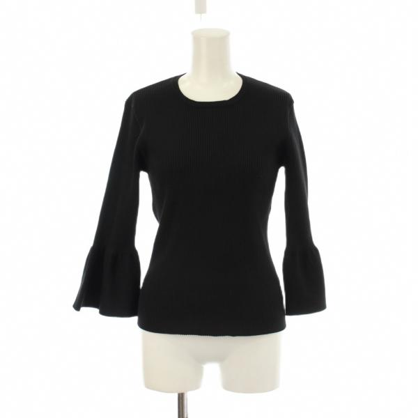 ユナイテッドトウキョウ UNITED TOKYO スリーブニット S 黒 ブラック 長袖 ベルスリーブ リブ編み /LP ■GY58 レディース【ブランド】ユナイテッドトウキョウ UNITED TOKYO【表記サイズ】S【実寸サイズ】肩幅：...