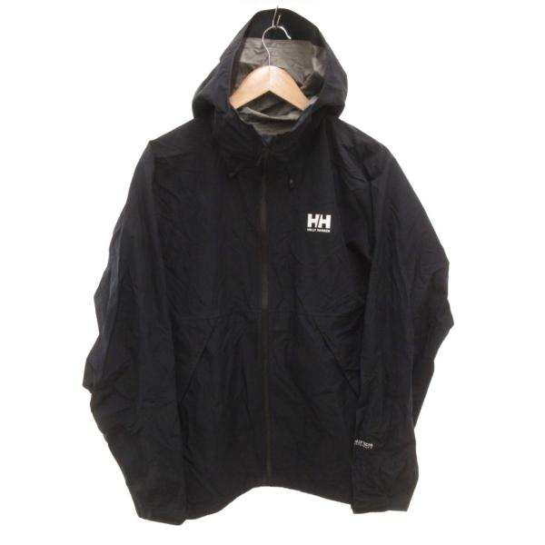ヘリーハンセン HELLY HANSEN レイネライトジャケット ブルゾン パーカー フード ロゴ L 黒 ブラック HOE12106 /JS ■GY61 メンズ【ブランド】ヘリーハンセン HELLY HANSEN【表記サイズ】L【実寸サイ...