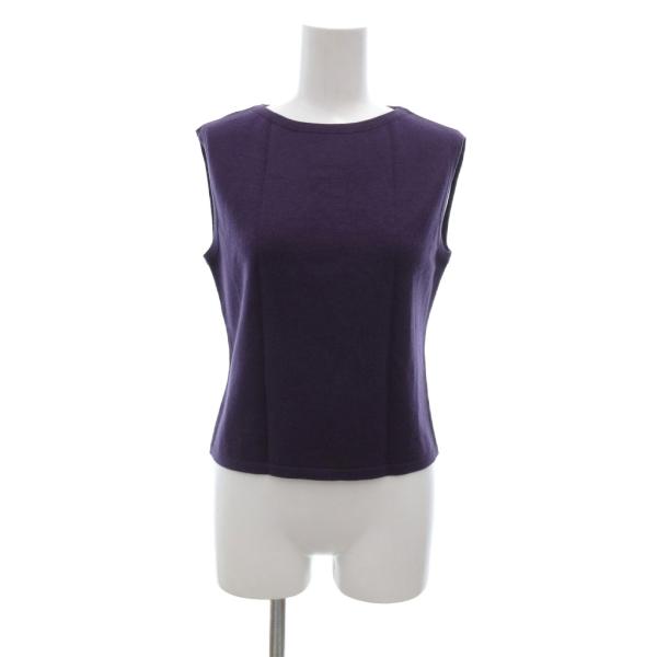 PHILOSOPHY di ALBERTA FERRETTI 美品 ノースリーブニット セーター ウール 紫 パープル ラウンドネック /NL ■GY61 レディース【ブランド】フィロソフィーディアルベルタフェレッティ PHILOSOPHY...