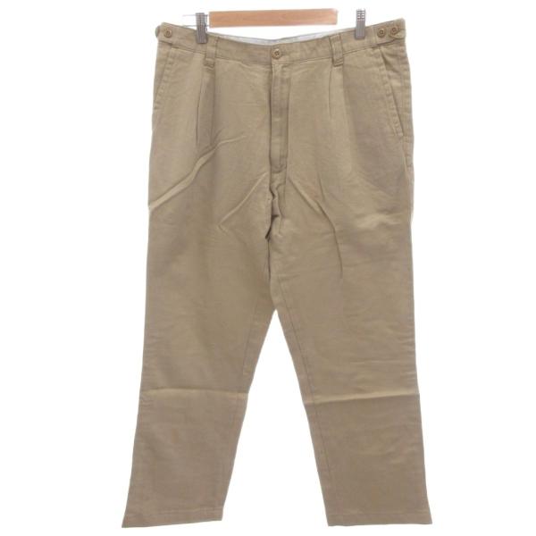 ランズエンド LANDS' END 美品 パンツ 麻 リネン 91 ベージュ 無地 タック フルレングス 404196 /HW ■GY61 メンズ【ブランド】ランズエンド LANDS' END【表記サイズ】91【実寸サイズ】ウエスト：88c...