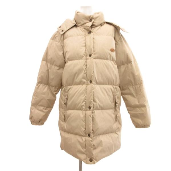 クロコダイル CROCODILE ダウンコート ミドル丈 ロゴ 格子柄 チェック柄 ベージュ /JS ■GY61 レディース【ブランド】クロコダイル CROCODILE【表記サイズ】サイズ表記なし(実寸サイズをご参考ください。)【実寸サイズ...