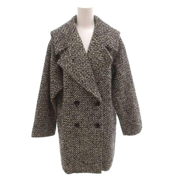 ジルバイジルスチュアート JILL by JILLSTUART チェスターコート ジャケット ダブル S 白 ホワイト 黒 ブラック /FF ■GY61 レディース【ブランド】ジルバイジルスチュアート JILL by JILLSTUART【...