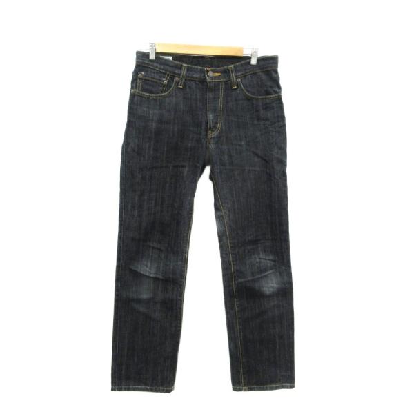 エドウィン EDWIN 403 デニムパンツ ジーンズ ストレート ロング丈 W31 インディゴ /SM2 ■GY61 メンズ【ブランド】エドウィン EDWIN【表記サイズ】W31【実寸サイズ】ウエスト：78cm　もも幅：27cm　裾幅：2...