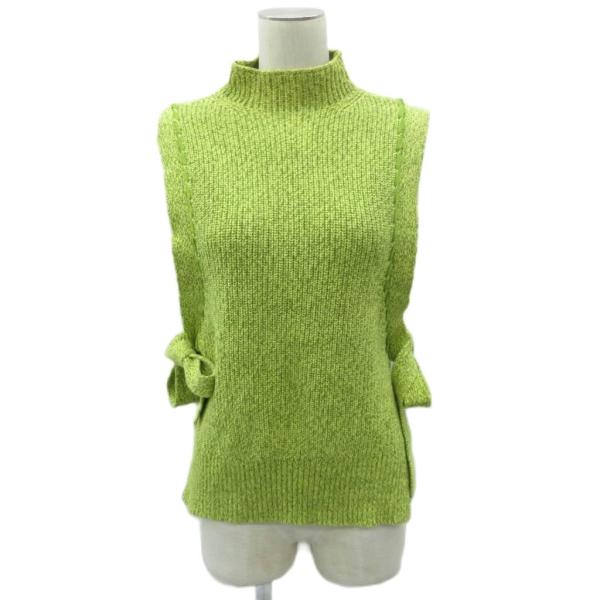 3.1 フィリップリム 3.1 phillip lim ニットベスト ミドル丈 XS 黄緑 ハイネック E231-7992CYR /SY34 ■GY61 レディース【ブランド】3.1 フィリップリム 3.1 phillip lim【表記サイ...