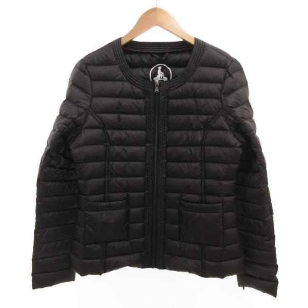 ジョット JOTT ダウンジャケット ブルゾン ナイロン L 黒 ブラック /JS ■GY61 レディース【表記サイズ】L【実寸サイズ】肩幅：41cm　身幅：47cm　袖丈：61cm　着丈：60cm　　【素材】表地 ナイロン　裏地 ナイロン...