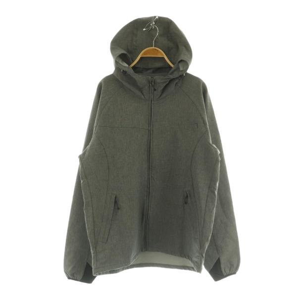 ワークマン WORKMAN 22AW トラベルシェルウォームジャケット パーカー ジップアップ 裏起毛 LL グレー /MY ■OS ■GY66 メンズ【表記サイズ】LL【実寸サイズ】身幅：55cm　着丈：71cm　ゆき丈：90cm　　【素...