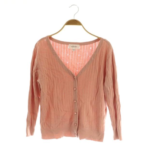 ジルバイジルスチュアート JILL by JILLSTUART カーディガン 七分袖 Vネック FR ピンク /MY ■OS ■GY66 レディース【ブランド】ジルバイジルスチュアート JILL by JILLSTUART【表記サイズ】FR...