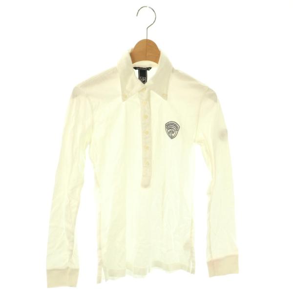 ゾーイ ZOY DRESS CODE INTERNATIONAL ポロシャツ ボタンダウン 38 ホワイト /DF ■GY58 レディース【表記サイズ】38【実寸サイズ】肩幅：33.5cm　身幅：37cm　着丈：59.5cm　袖丈：55cm...