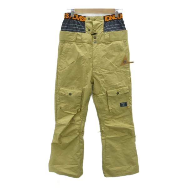 ジャックフロストワンスリー JACK FROST 13 スノーボードウエア パンツ ストレート ロング丈 M ベージュ /HO5 ■GY58 メンズ【表記サイズ】M【実寸サイズ】ウエスト：70〜cm　もも幅：29cm　裾幅：29cm　股上：...