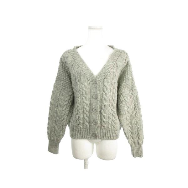 アーバンリサーチ URBAN RESEARCH × ケリーウーレンミルズ Kerry Woollen Mills ニットカーディガン ウール F グレー ケーブルニット【ブランド】アーバンリサーチ URBAN RESEARCH【表記サイズ】...