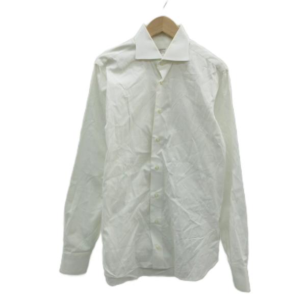 ボリエッロ BORRIELLO Yシャツ ワイシャツ ドレスシャツ 長袖 /SM34 ■GY58 メンズ【ブランド】ボリエッロ BORRIELLO【表記サイズ】サイズ表記なし【実寸サイズ】肩幅：41cm　身幅：49cm　着丈：70cm　袖丈...