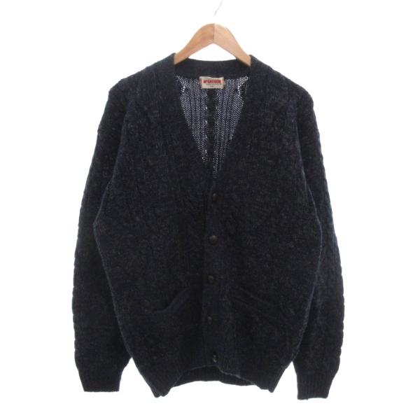 マックレガー マクレガー McGREGOR スポーツウェア ヴィンテージ カーディガン ニット LL 紺 ネイビー Vネック 長袖 ケーブル編み /NU【ブランド】マックレガー マクレガー McGREGOR【表記サイズ】LL【実寸サイズ】身...