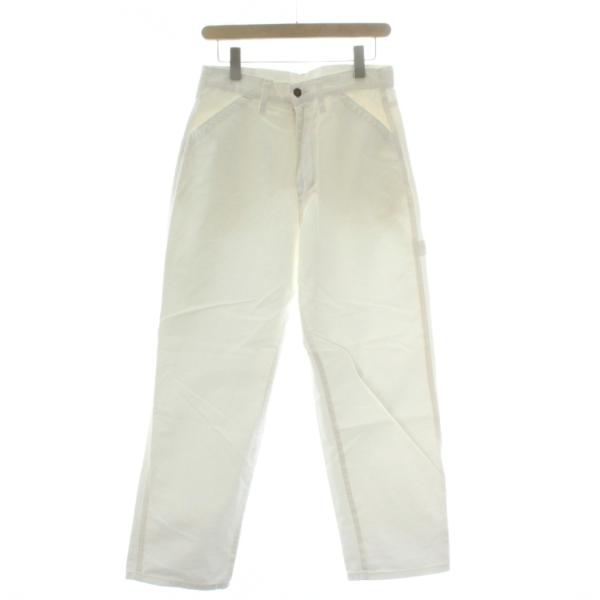 エドウィン EDWIN パンツ M 白 ホワイト 無地 ペインターパンツデザイン フルレングス /GR ■GY58 メンズ【ブランド】エドウィン EDWIN【表記サイズ】M【実寸サイズ】ウエスト：78cm　もも幅：34cm　裾幅：21cm　...