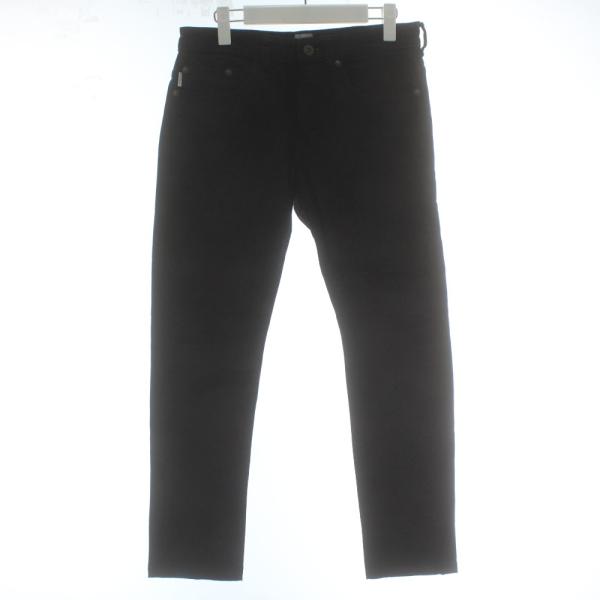 アールニューボールド R.NEWBOLD デニムパンツ ジーンズ スリムテーパード ジップフライ M 黒 ブラック /XZ ■GY58 メンズ【ブランド】アールニューボールド R.NEWBOLD【表記サイズ】M【実寸サイズ】ウエスト：76c...