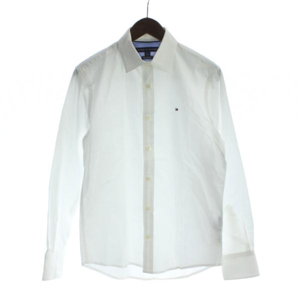 トミーヒルフィガー TOMMY HILFIGER シャツ ブラウス カットソー M 白 ホワイト 無地 長袖 レギュラーカラー /LP ■GY58 メンズ【ブランド】トミーヒルフィガー TOMMY HILFIGER【表記サイズ】M【実寸サイ...
