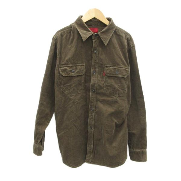 リーバイス レッドタブ Levi's RED TAB コーデュロイシャツ M 茶 ブラウン 長袖 /YS55 ■GY58 メンズ【ブランド】リーバイス レッドタブ Levi's RED TAB【表記サイズ】M【実寸サイズ】肩幅：45cm　身...