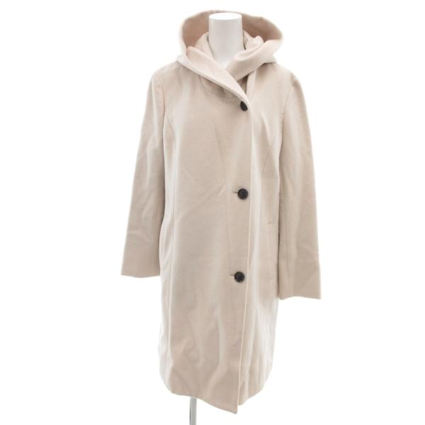 未使用品 リフレクト Reflect タグ付き コート ウール L ピンク フード 無地 長袖 /SJ ■GY60 レディース【ブランド】リフレクト Reflect【表記サイズ】L【実寸サイズ】肩幅：41cm　身幅：47cm　袖丈：56cm...