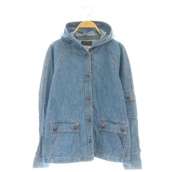 ホームズアンダーウェア HOME'S UNDERWEAR デニムジャケット フーディ ブルー /CX ■GY58 レディース【ブランド】ホームズアンダーウェア HOME'S UNDERWEAR【表記サイズ】サイズ表記なし(実寸サイズをご参考...
