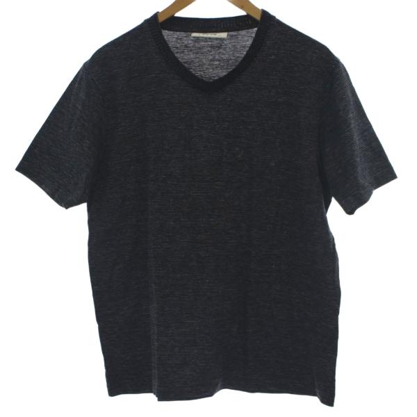 ジョセフアブード JOSEPH ABBOUD Tシャツ カットソー 麻 リネン LL グレー Vネック ボーダー柄 半袖 /GG ■GY60 メンズ【ブランド】ジョセフアブード JOSEPH ABBOUD【表記サイズ】LL【実寸サイズ】肩幅...