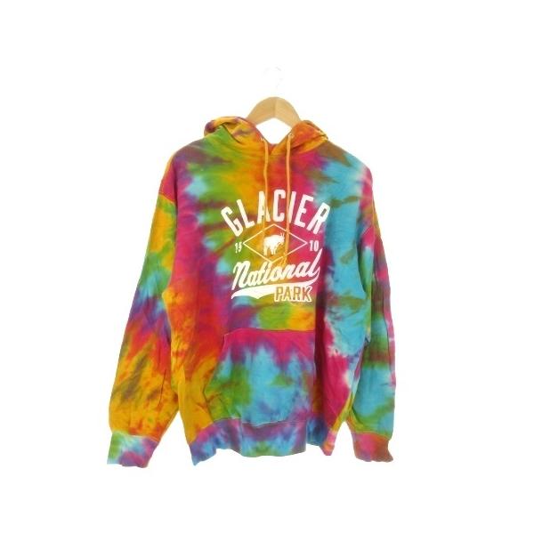 エムブイスポーツ MV SPORT プルパーカー スウェット M マルチカラー 長袖 タイダイ柄 プリント /AO11 ■GY58 メンズ【表記サイズ】M【実寸サイズ】身幅：60.5cm　着丈：68cm　ゆき丈：61cm　　【素材】コットン...