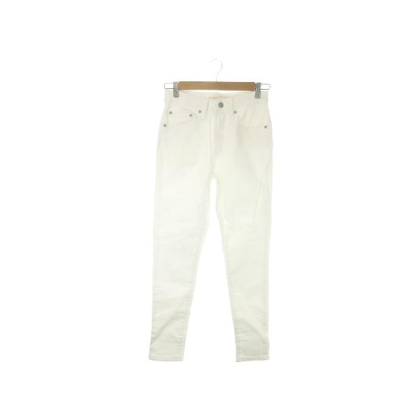 リーバイス Levi's 721 HIGH RISE SKINNY デニム ジーンズ 27 白 ホワイト 無地 スキニーフィット フルレングス /AO31 ■GY58【ブランド】リーバイス Levi's【表記サイズ】27【実寸サイズ】ウエス...