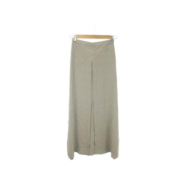 未使用品 シノニム SYNONYME スカート 64-93 ベージュ 無地 マキシ丈 フロントタック /AO37 ■GY58 レディース【表記サイズ】64-93【実寸サイズ】ウエスト：62cm　ヒップ：-cm　スカート丈：87cm　　【素材...