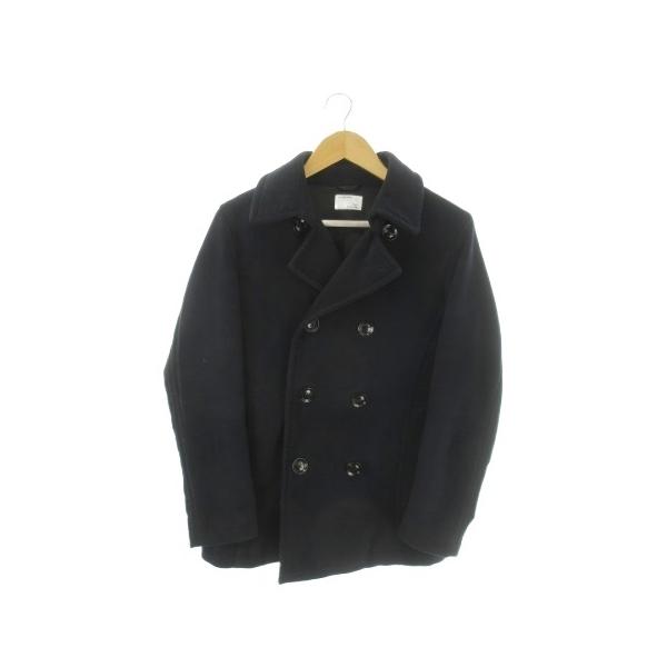プラスワン PLUS ONE Pコート ピーコート S 紺 ネイビー ダブルブレスト ラペルカラー 長袖 /AO14 ■GY58 メンズ【ブランド】プラスワン PLUS ONE【表記サイズ】S【実寸サイズ】肩幅：41cm　身幅：48cm　袖...